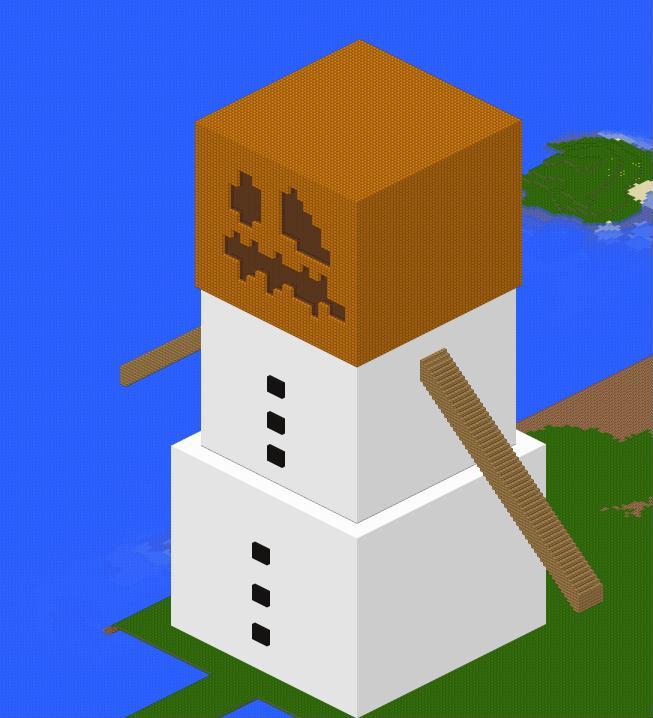 Grumble the SnowMan Minecraft Map