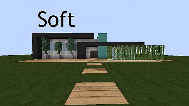 Soft | Modern House Minecraft Map