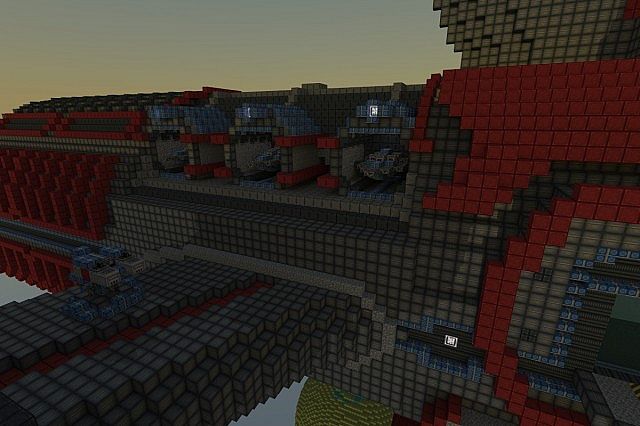 The Nebula Conqueror (Steve's spaceship) Minecraft Map
