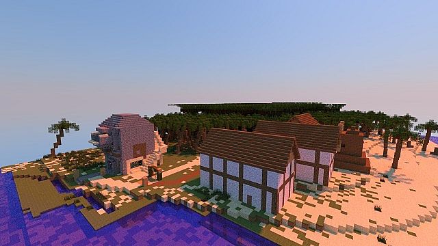 The tropical island ( help me reach at least 5 diamonds!) Minecraft Map