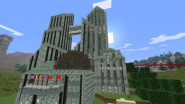 Spoutcraft United Nations Concept Minecraft Map