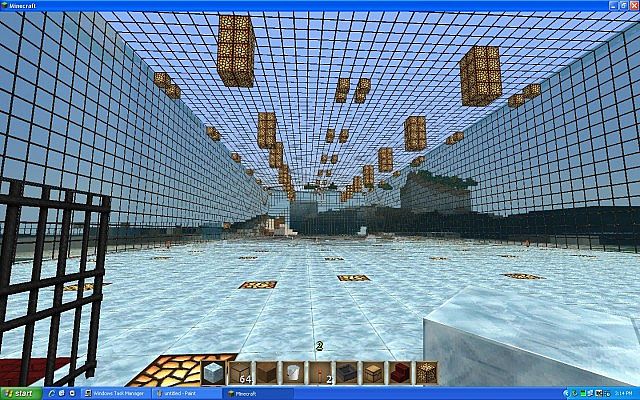 Underwater glass structures Minecraft Map