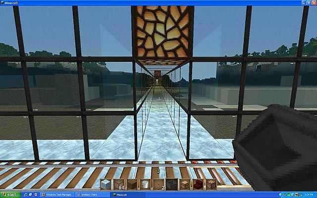 Underwater glass structures Minecraft Map