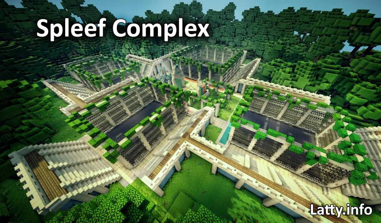 Server Spleef Area Minecraft Map
