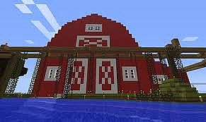 Farm For all Animals, Including Horses and Donkeys. Minecraft Map