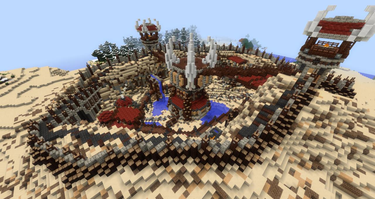 Kradak, Orc Trading Post Minecraft Map