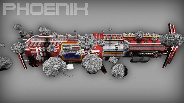 Phoenix Spaceship Minecraft Map