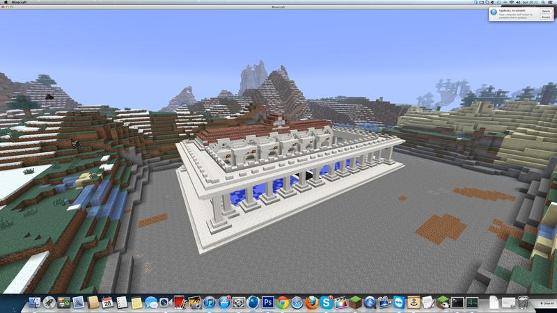 Roman Bath House Minecraft Project