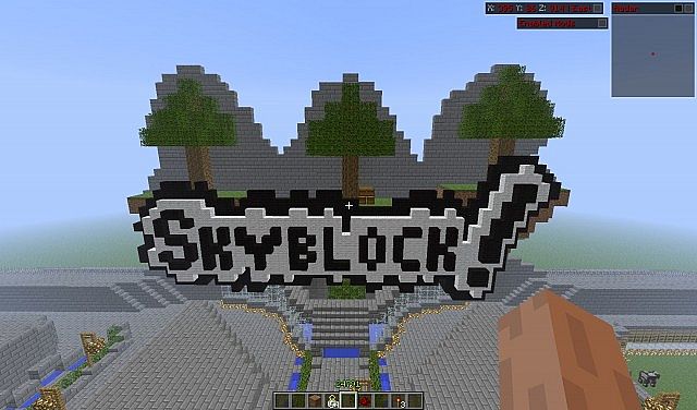 SkyBlock Logo @ Evolution! Minecraft Map
