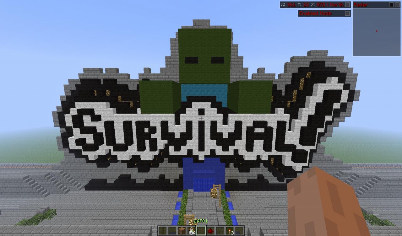 Survival Logo @ Evolution! Minecraft Project