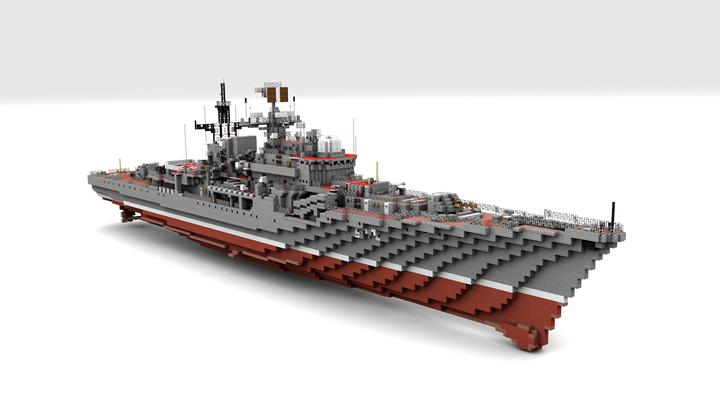 Sovremenny (Project-956 Sarych) Class Guided Missile Destroyer (1:1 ...