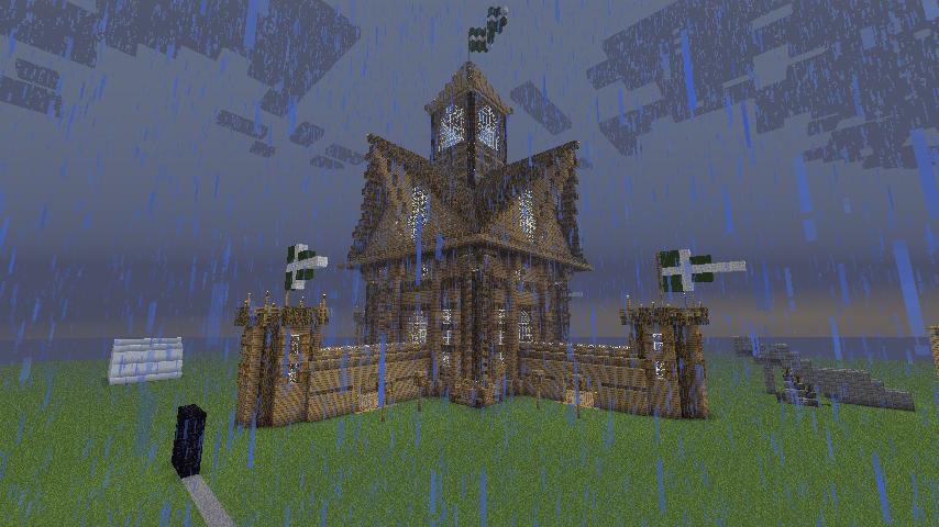 Giant Wooden castle (no download) Minecraft Map