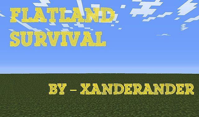 Flat Castle Survival Minecraft Map