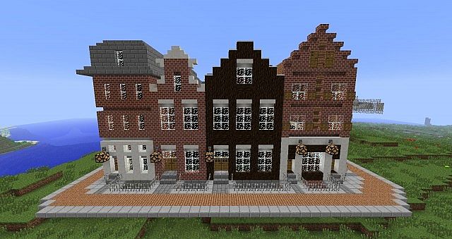 Dutch city block Minecraft Map