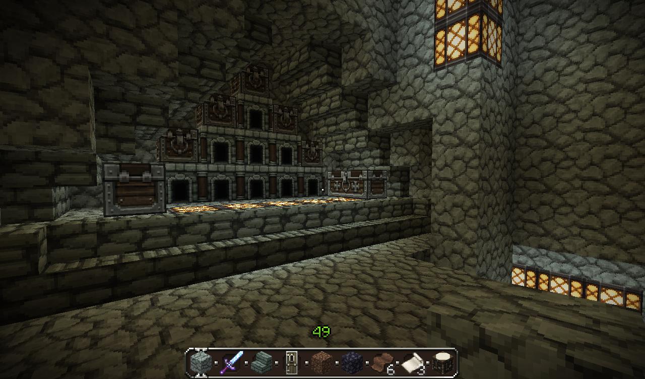 cave house Minecraft Map
