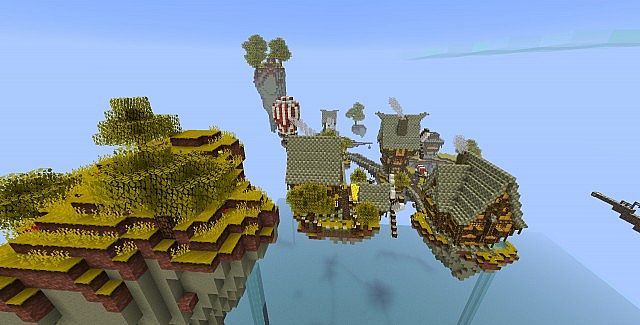 Sky village Minecraft Map