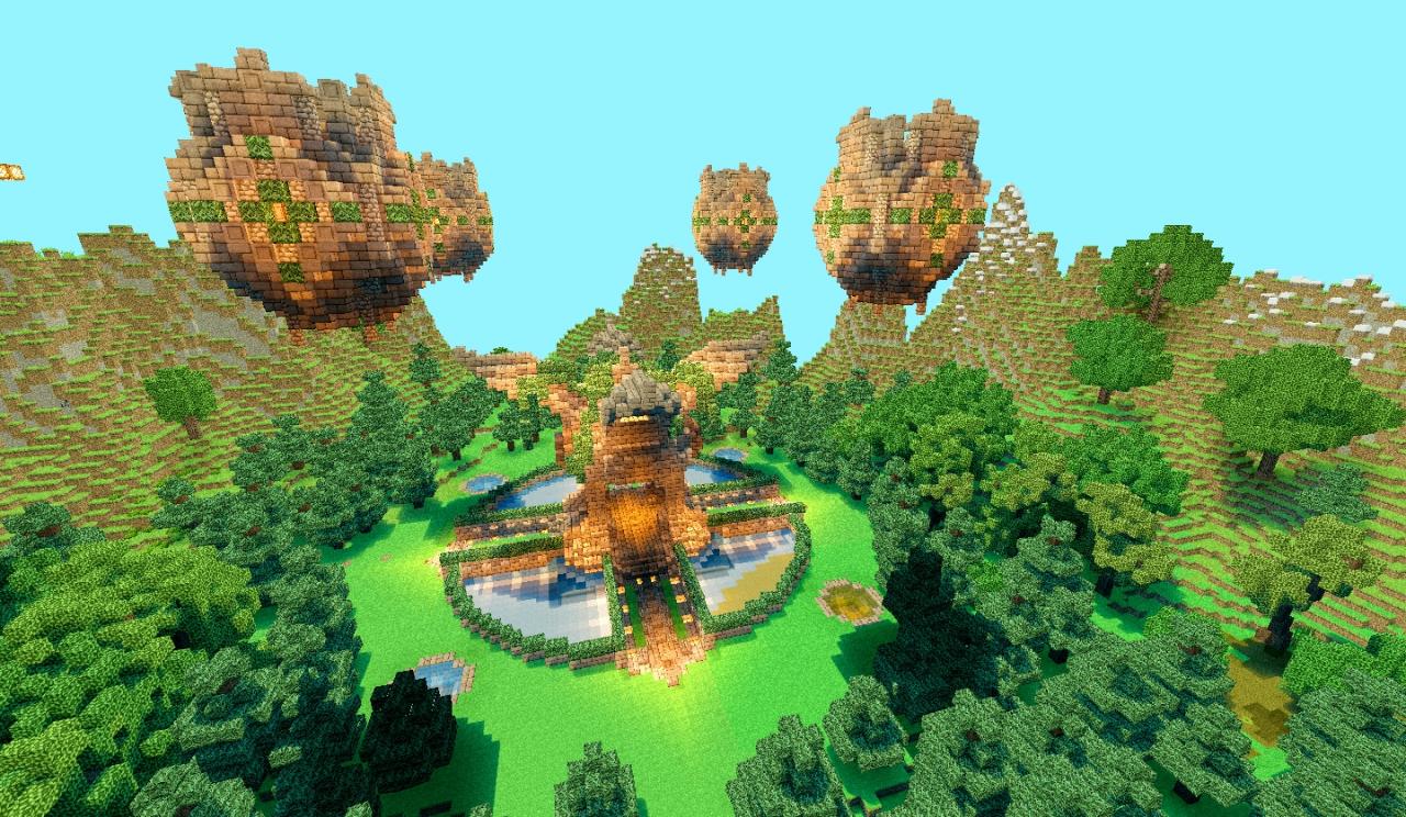 Skies of Aries (Survival Games Map) Minecraft Map