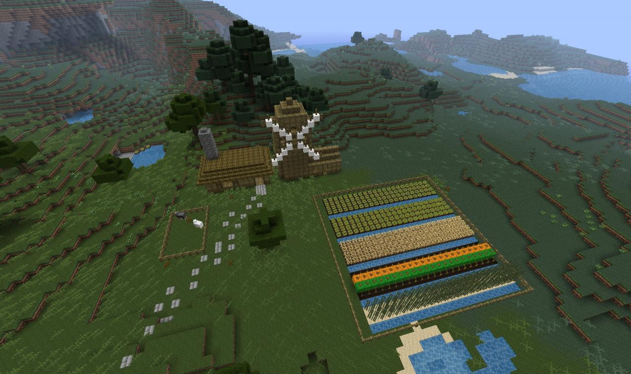 Town / miasto Minecraft Map