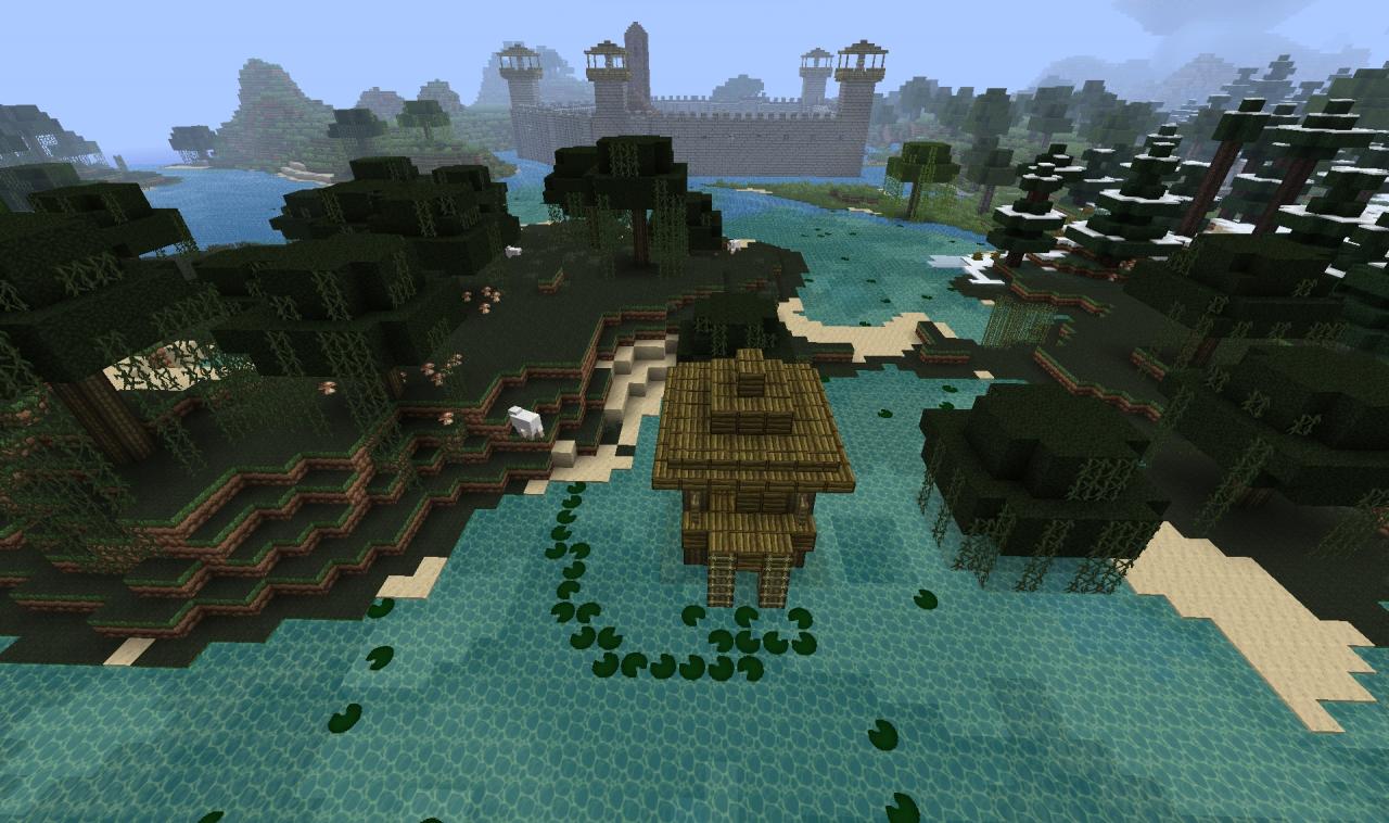 Town / miasto Minecraft Map