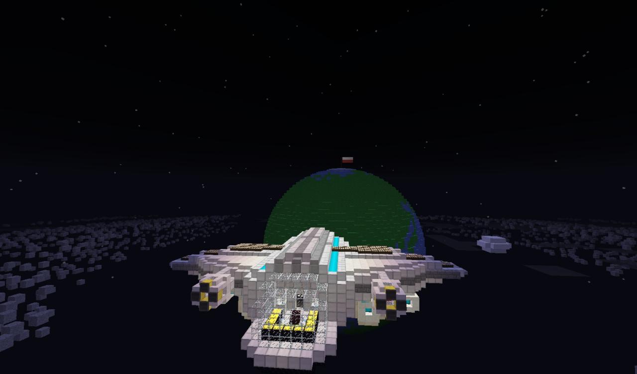 Space Ship Planet Explorer Minecraft Map