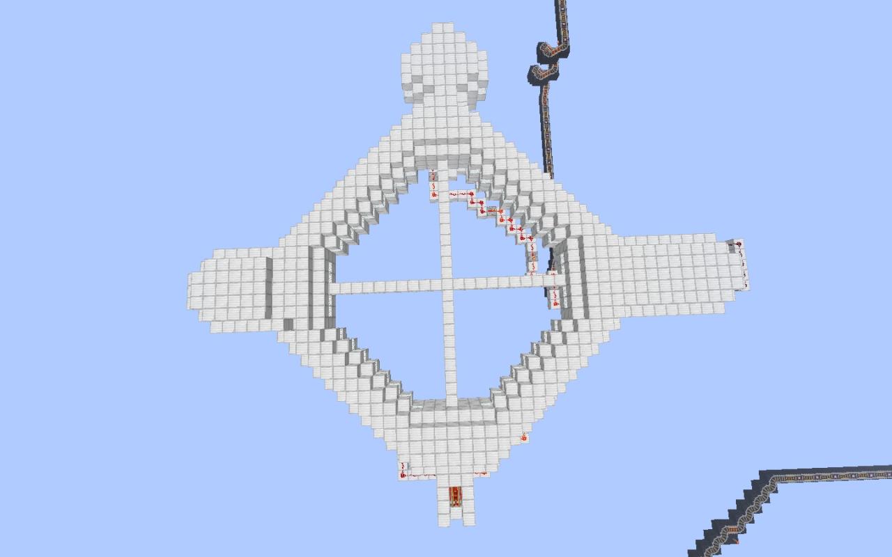 Steve's space station. Minecraft Map