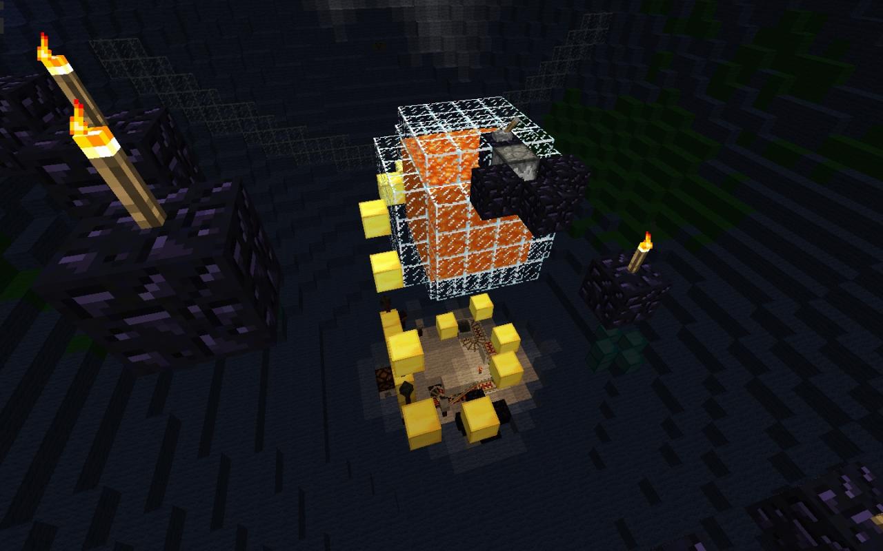 Steve's space station. Minecraft Map