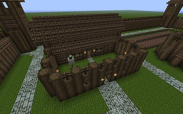 Wooden Castle Minecraft Map