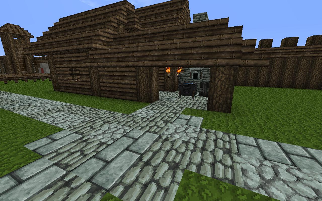 Wooden Castle Minecraft Map