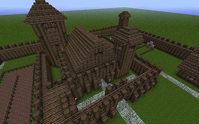 Wooden Castle Minecraft Project