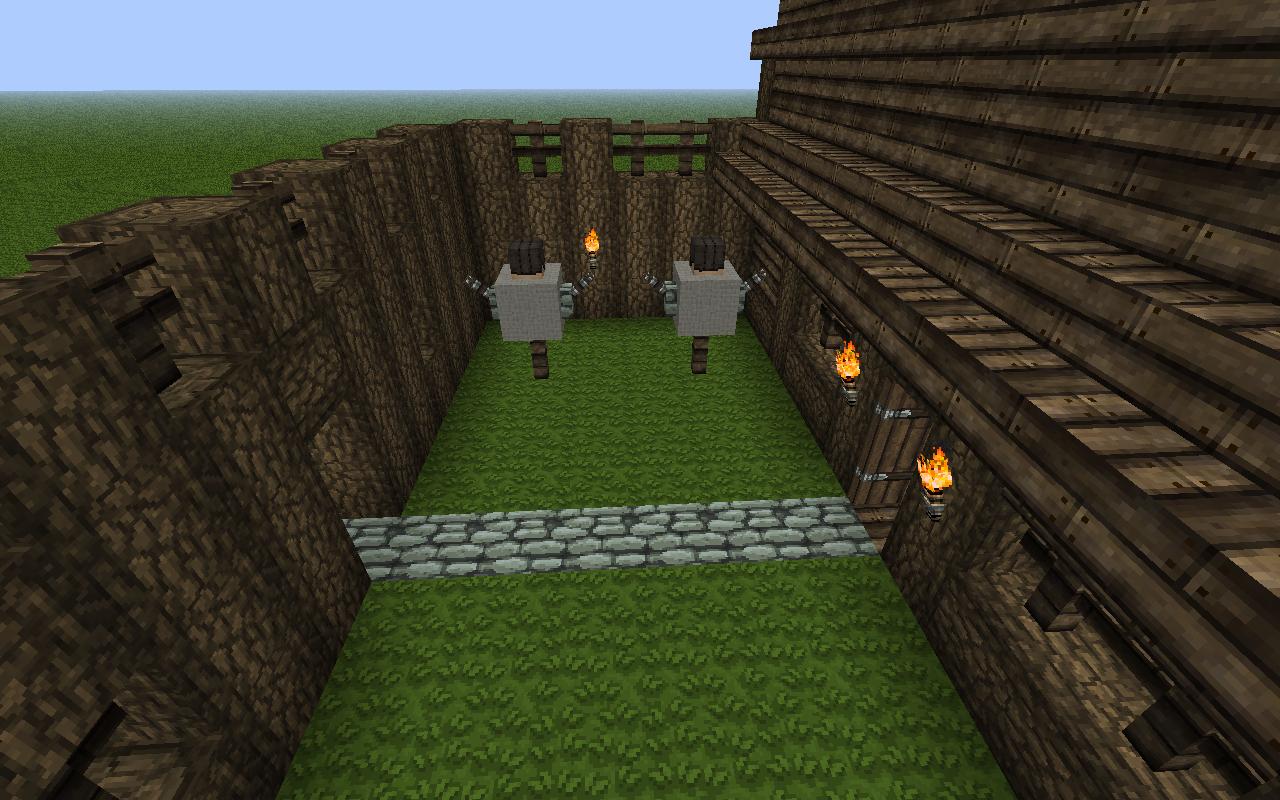 Wooden Barracks Minecraft Map