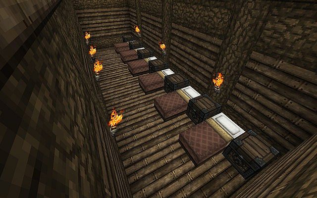 Wooden Barracks Minecraft Project