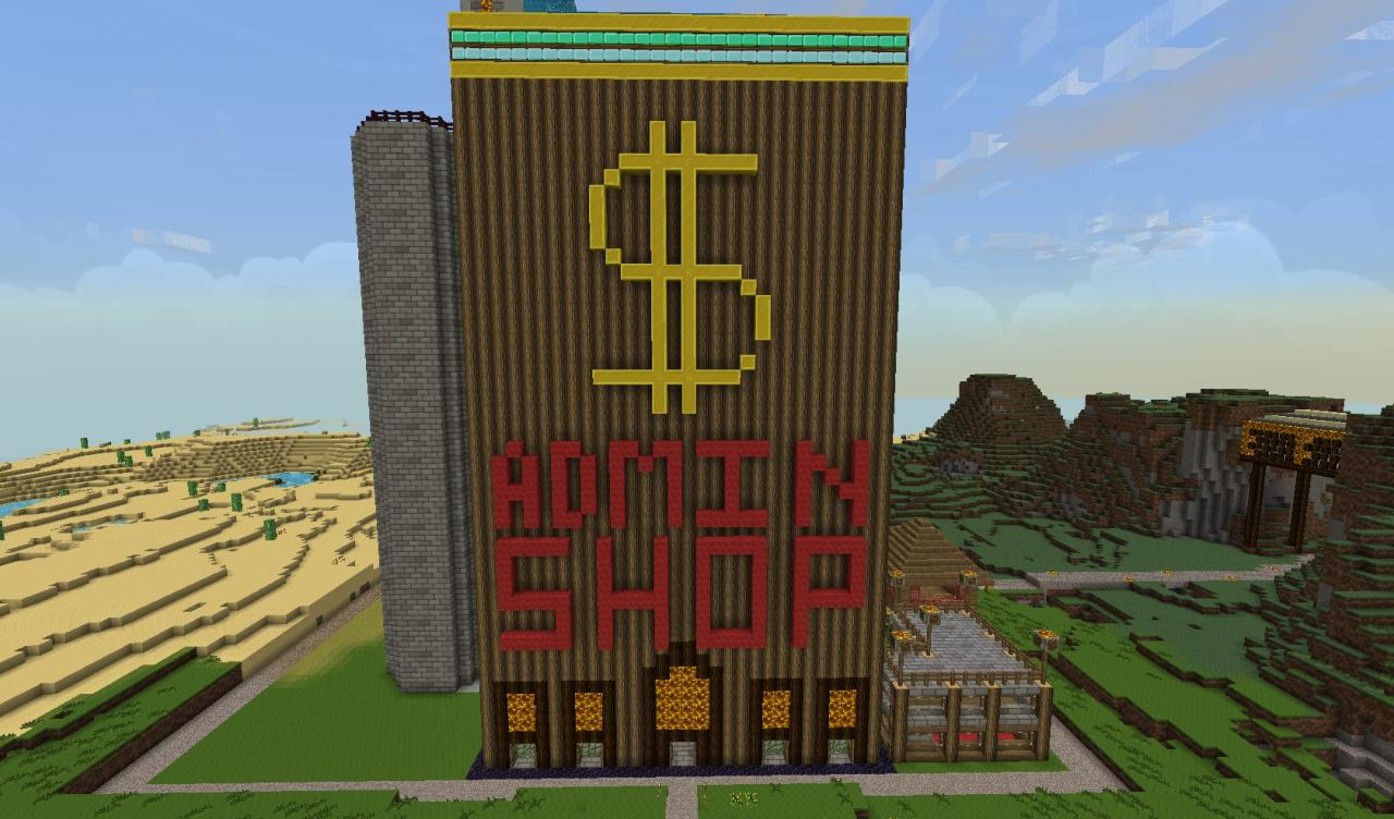 Toaster-style Admin Shop (RV1.1) Minecraft Map