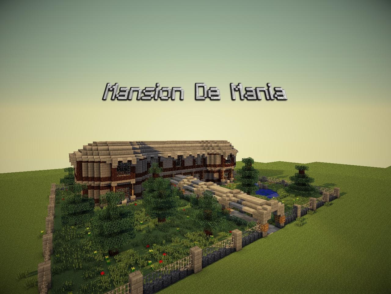 Mansion De Mania Minecraft Map