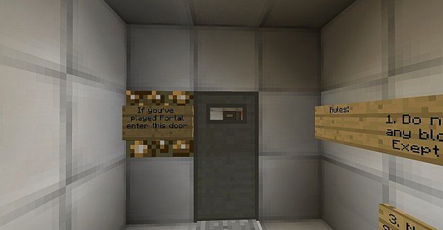 Portal 2 Based Adventure Map! Portal 2: The Return Minecraft Map