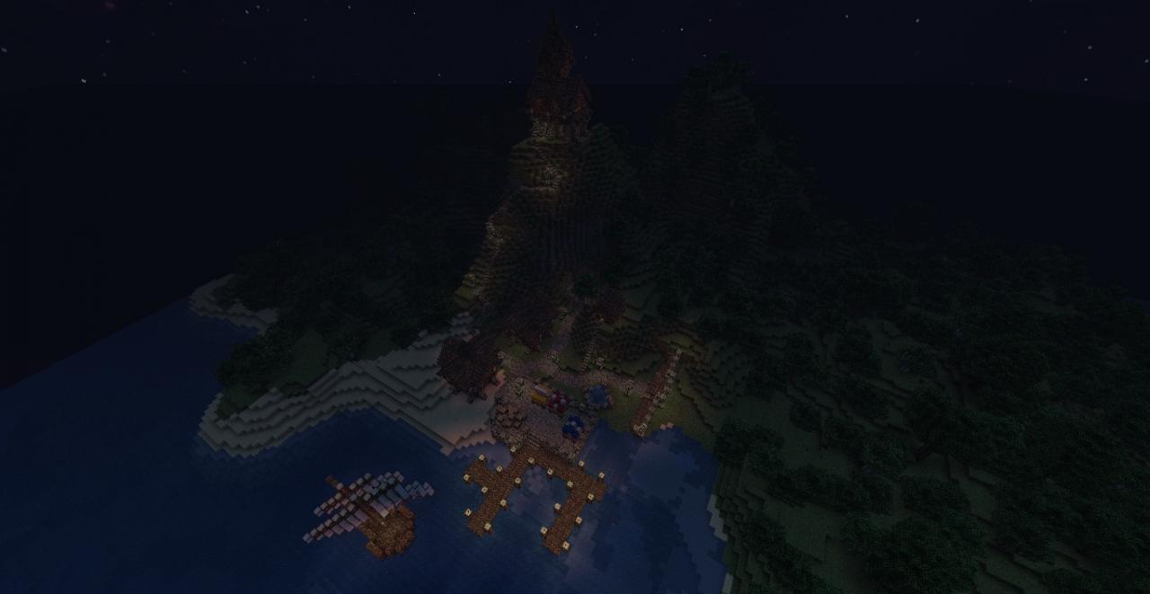 small gothic village Minecraft Map