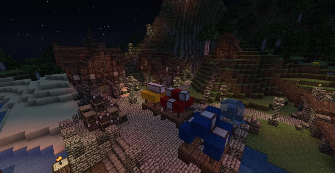 small gothic village Minecraft Map