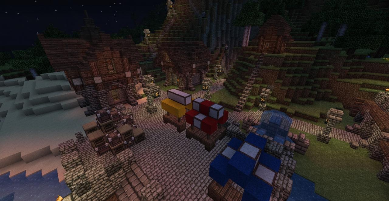 small gothic village Minecraft Map