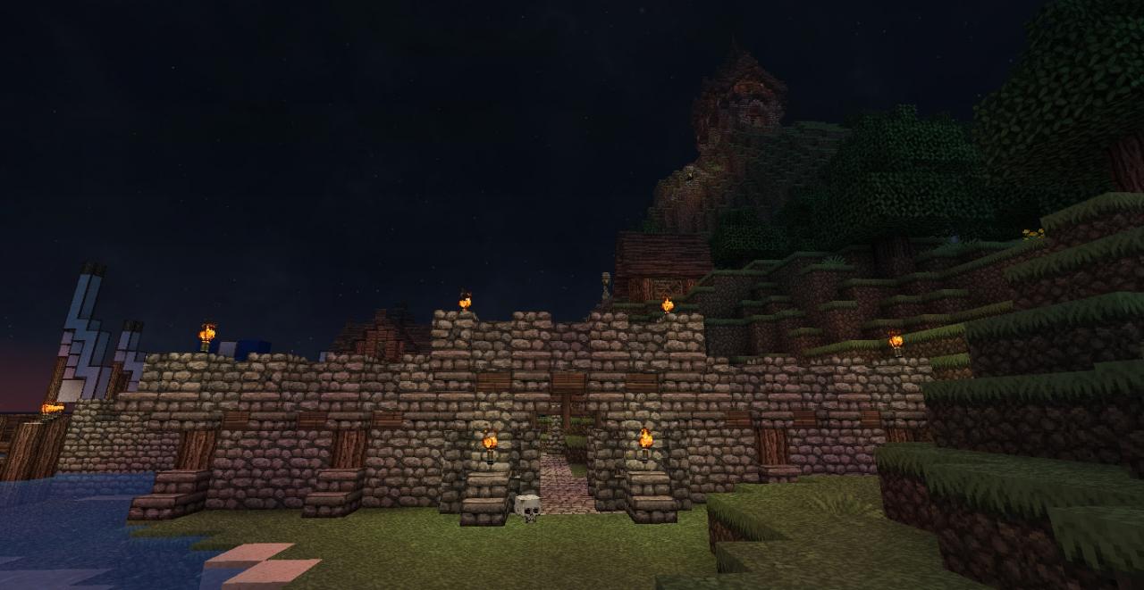 small gothic village Minecraft Map