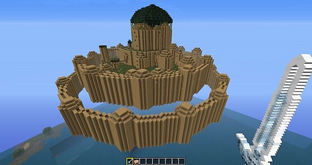 Map aventure : Laputa, le château dans le ciel Minecraft Project