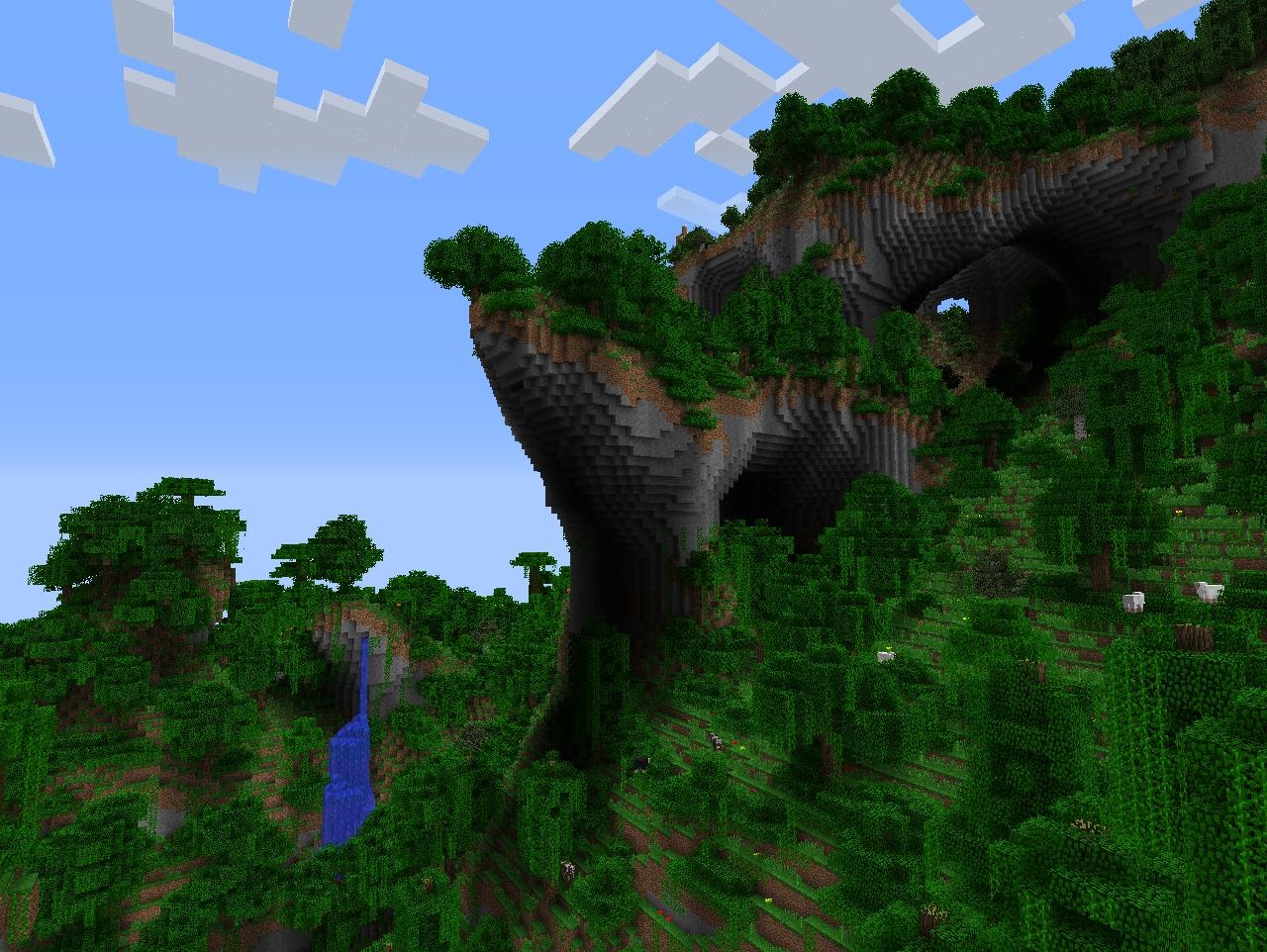 Hight moutain Survival - CUSTOM TERAIN - Solo and server Minecraft Map