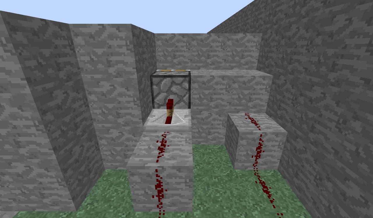 Bud Switch Hidden Door Minecraft Map