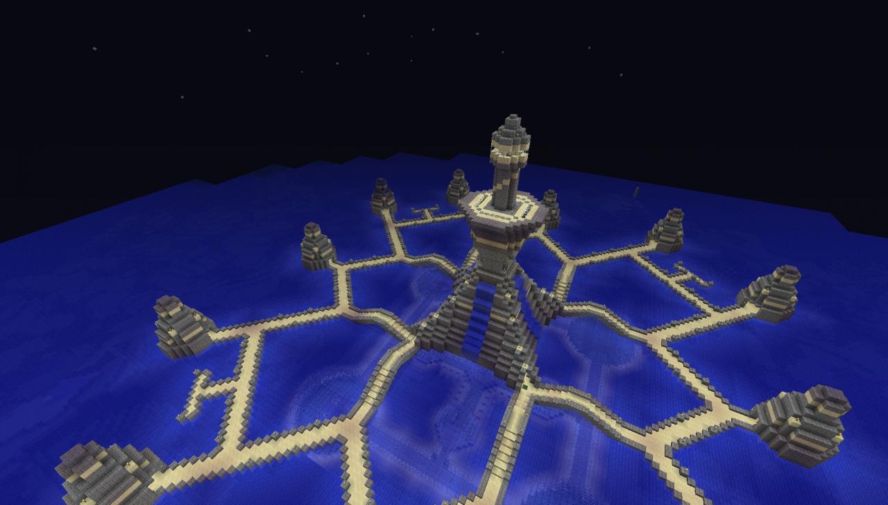 Underwater spawn city Minecraft Map