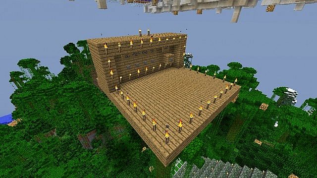 The Floating Fortress Minecraft Map