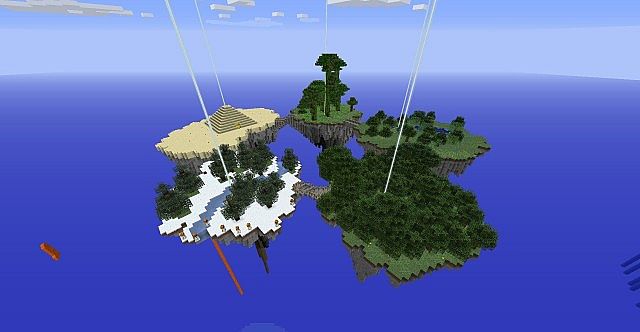 Floating Biomes Minecraft Map