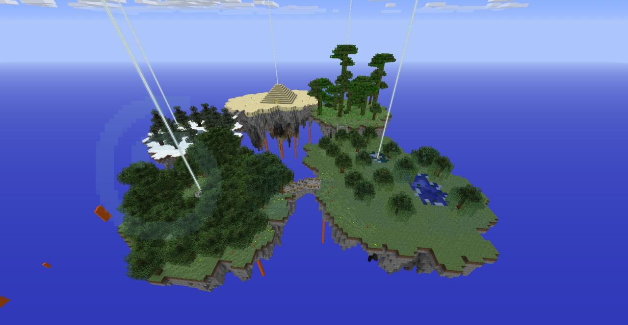 Floating Biomes Minecraft Map