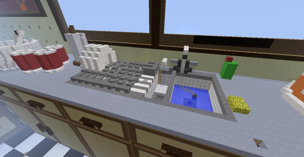 Giant Kitchen HG arena Minecraft Map