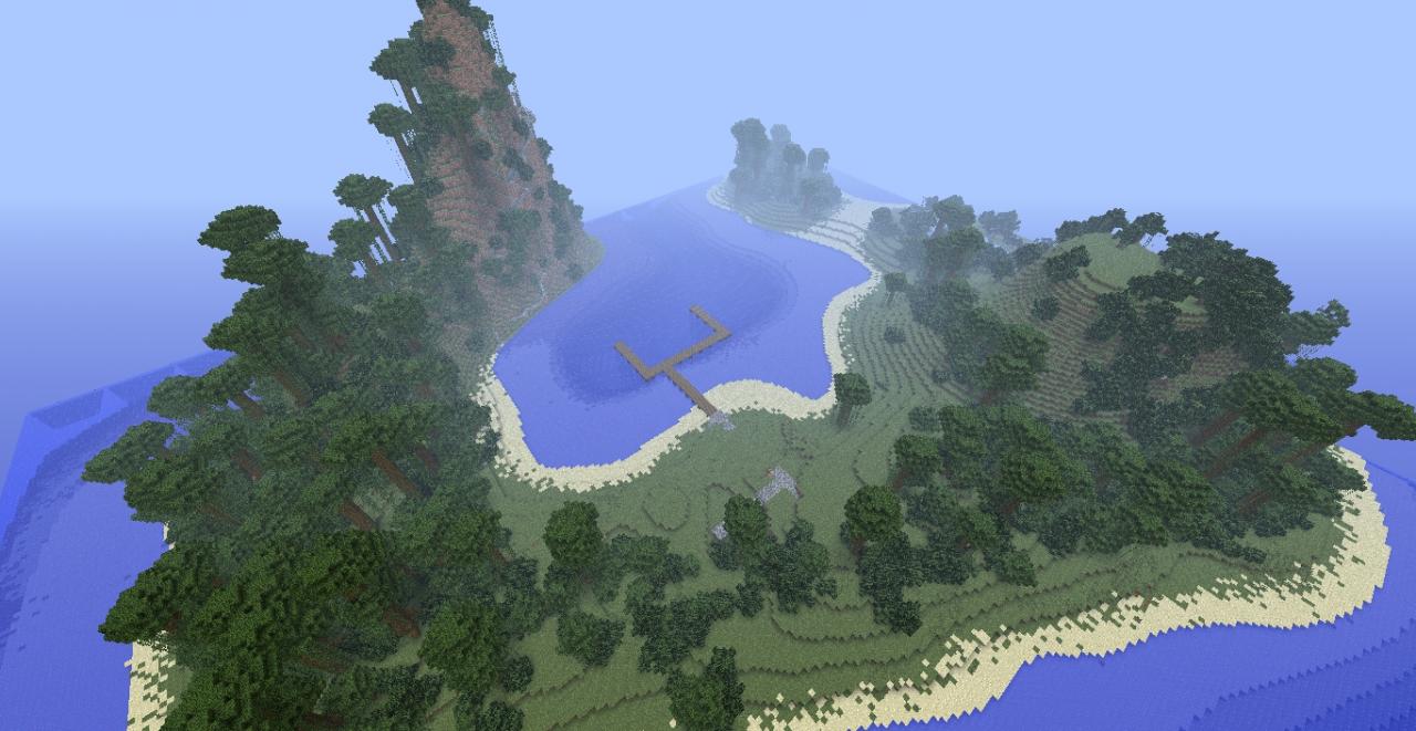 Custom Terrain/ Pirate cove Minecraft Map