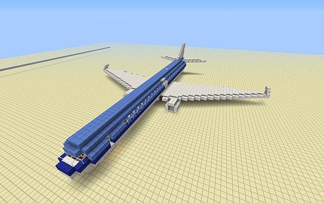KLM CityHopper Embraer 190 Minecraft Map