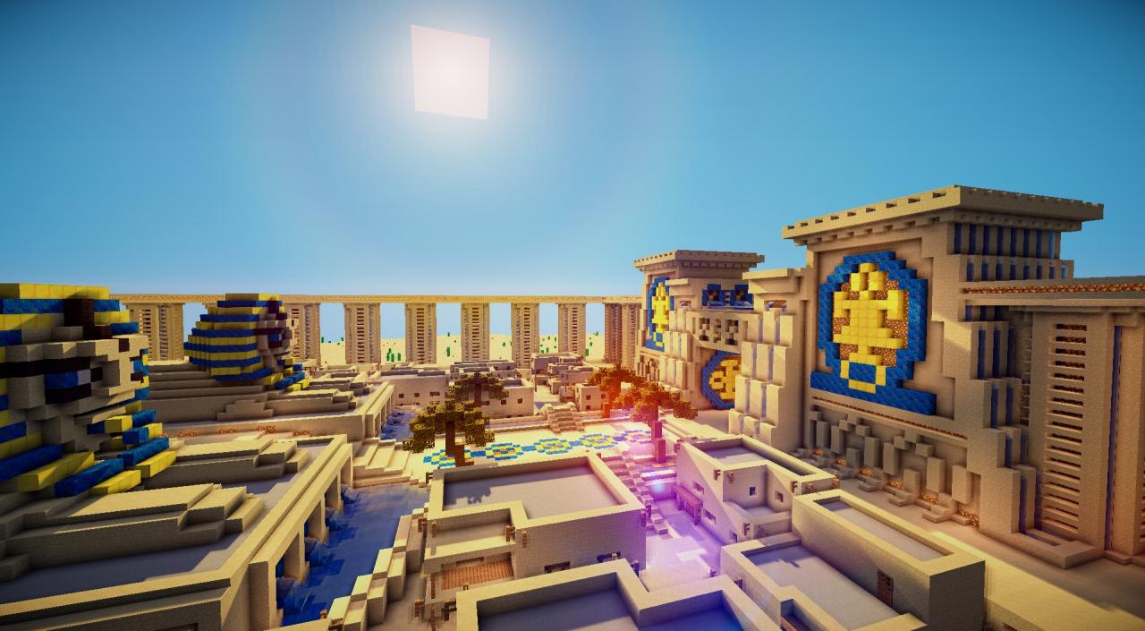 Egyptian city Minecraft Map