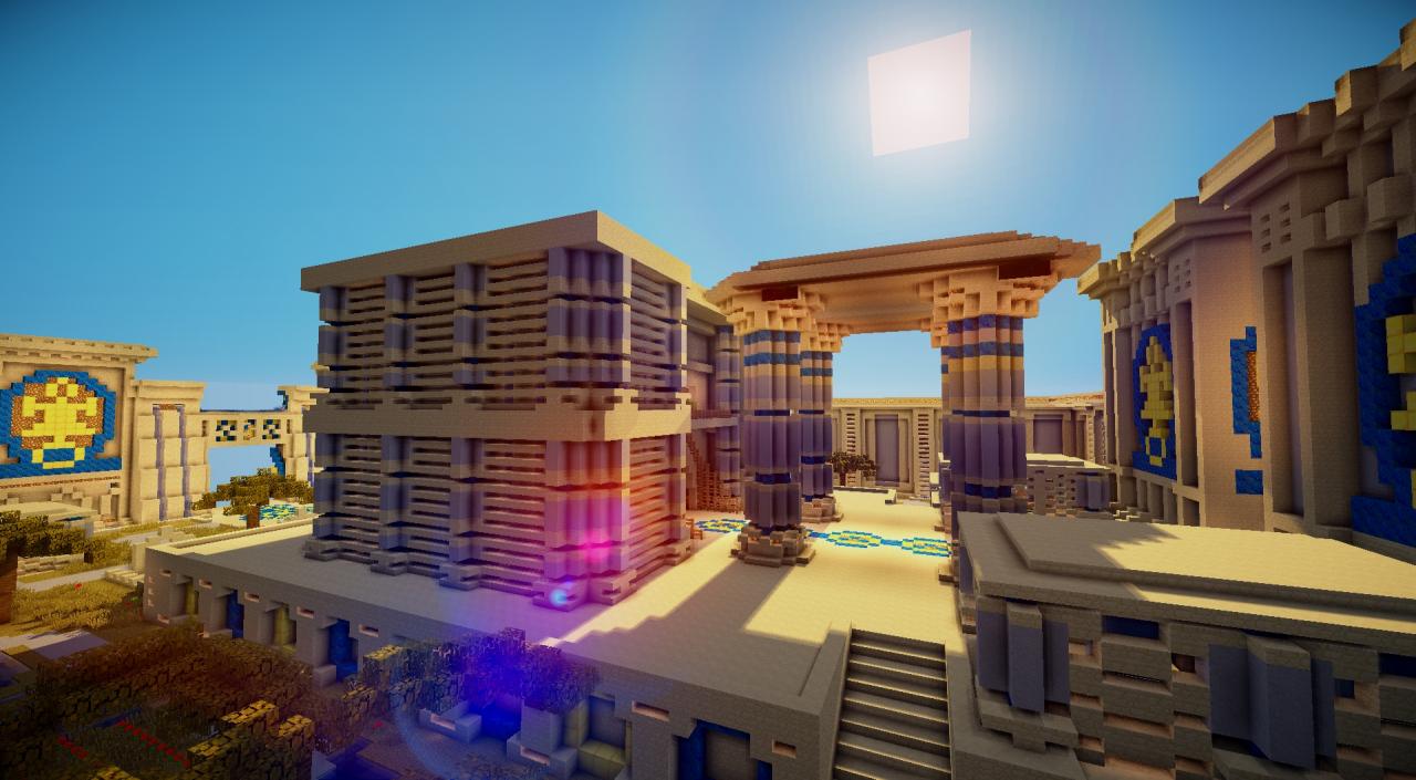 Egyptian city Minecraft Map